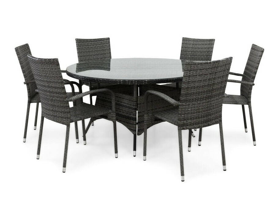 Set stola i stolica Comfort Garden 1641 (Siva) - Vrtni namještaj ...