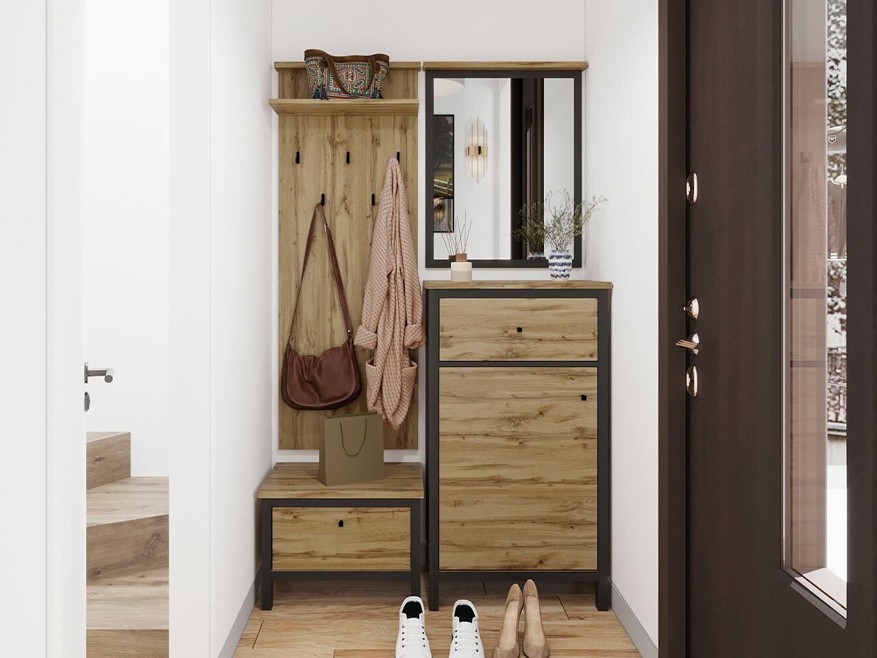 Set za hodnik Bryan A100 - Namještaj za hodnik | Namjestaj.hr