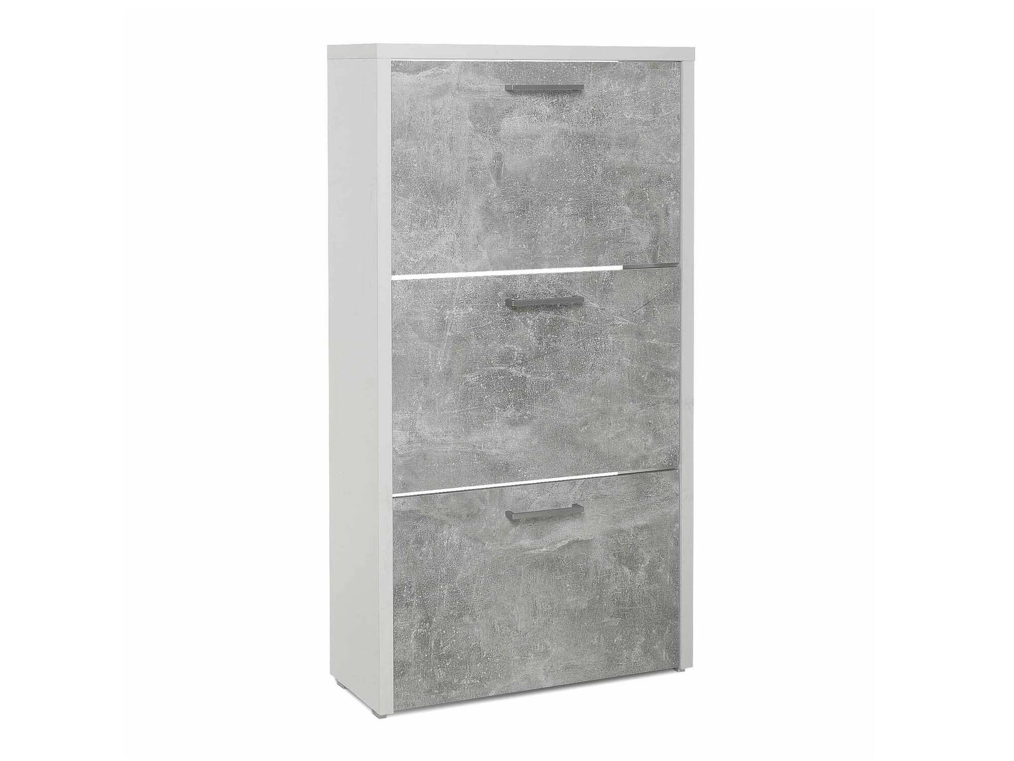 Ormarić za cipele Findlay 128 (Bijela + Boja betona) - Namještaj za ...