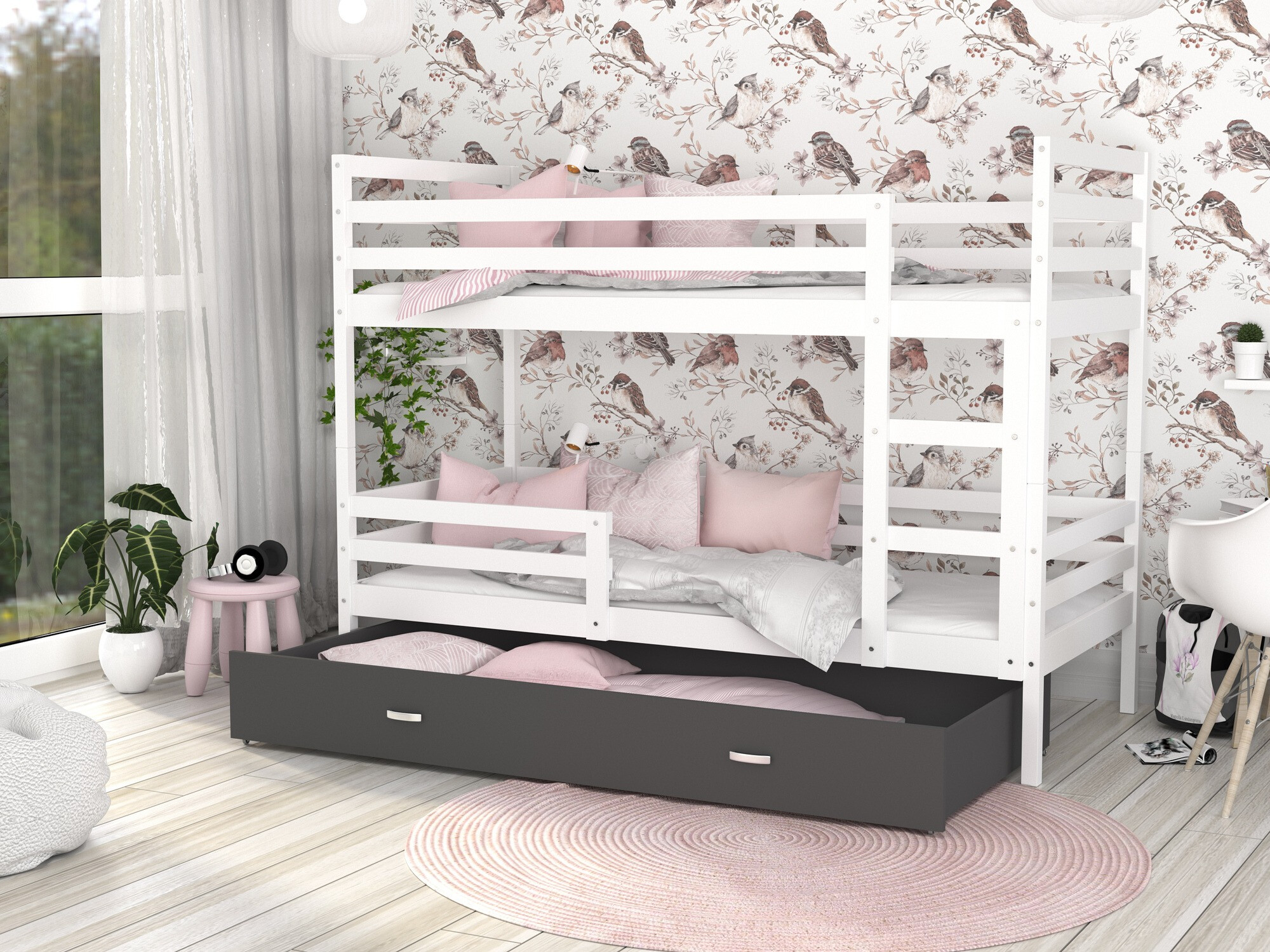 Dvokatan krevet Aurora 106 (Bijela) - Kreveti | Namjestaj.hr