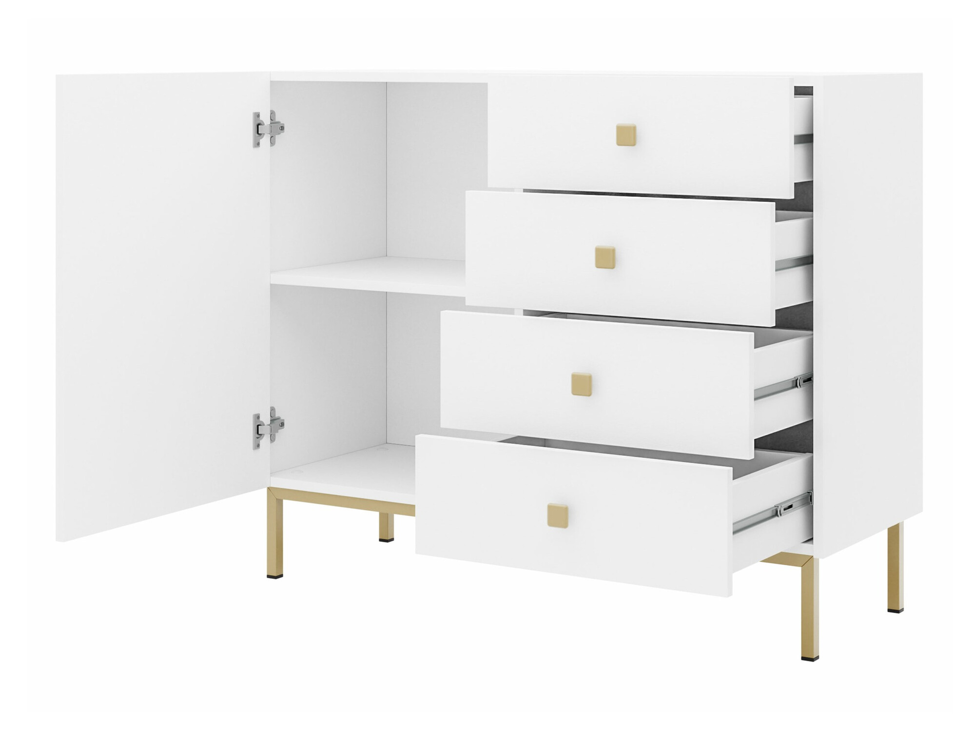 Komoda Comfivo Nunove 100 (Crna) - Namještaj za dnevni boravak ...