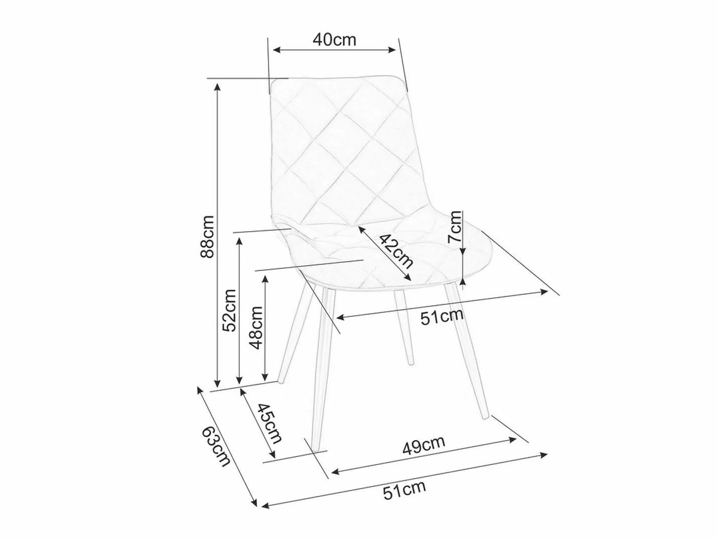 Stolica Detroit 836 (Siva) - Namještaj za dnevni boravak | Namjestaj.hr